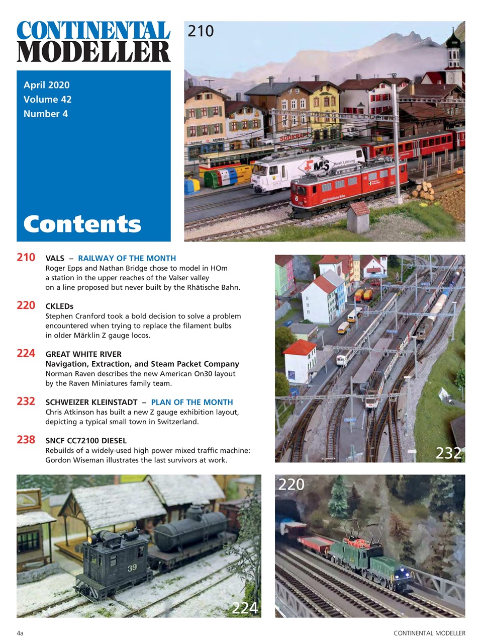 Continental Modeller Magazine - Apr-20 Back Issue