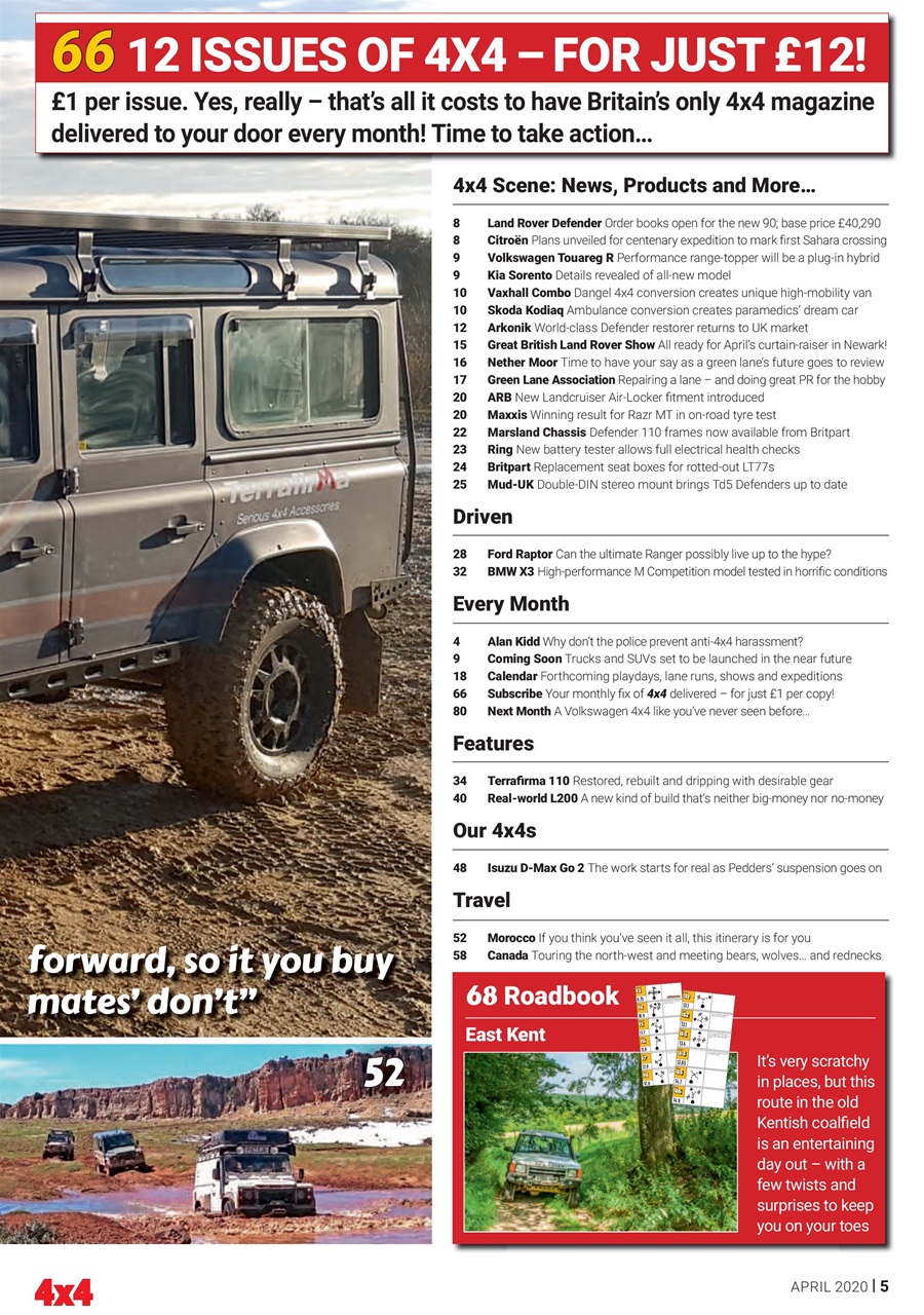 Overlander 4X4 Magazine - April 2020 Back Issue