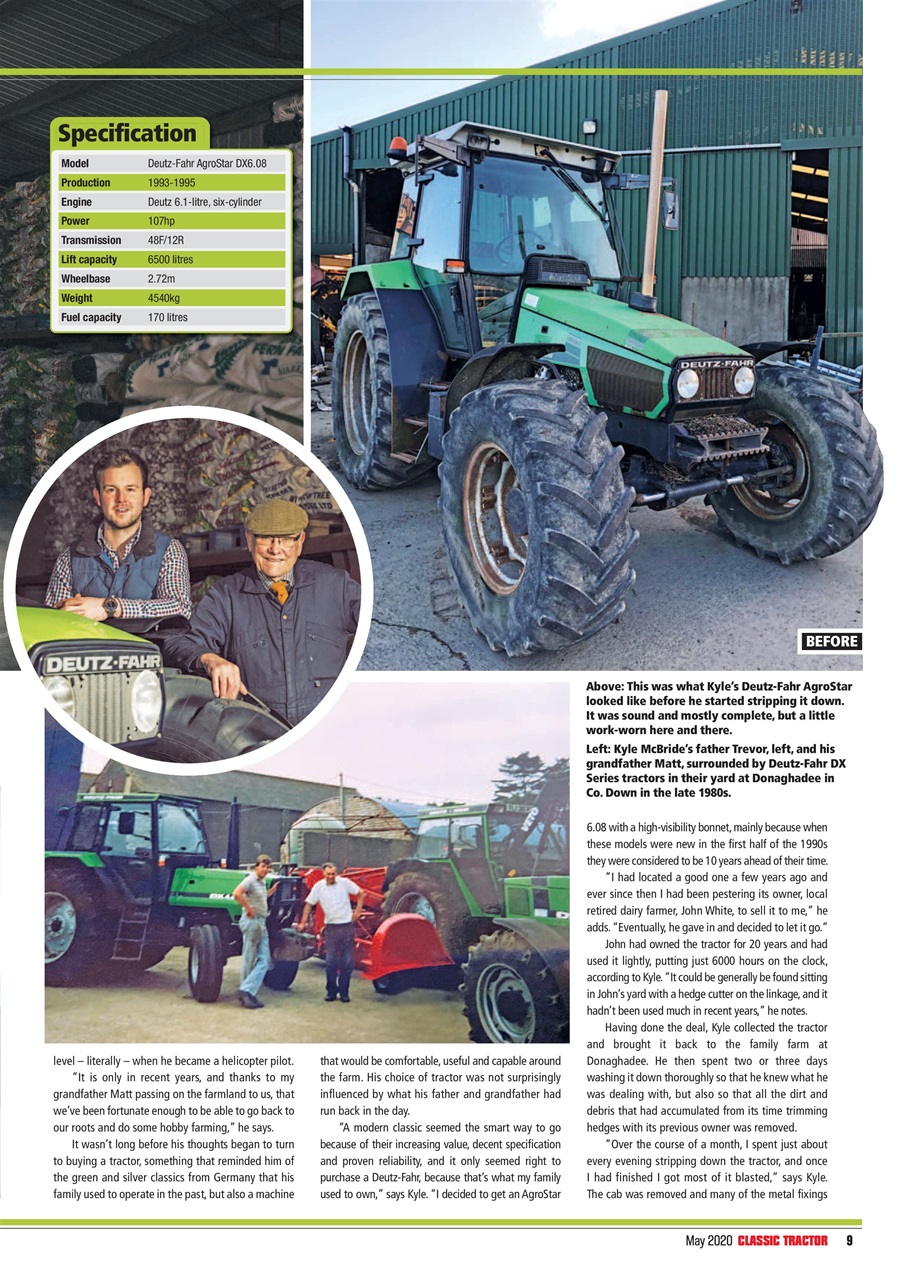 Classic Tractor Magazine - May 2020 Back Issue