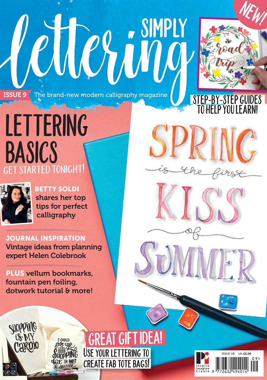 Simply Lettering Magazine - Issue 09 Back Issue