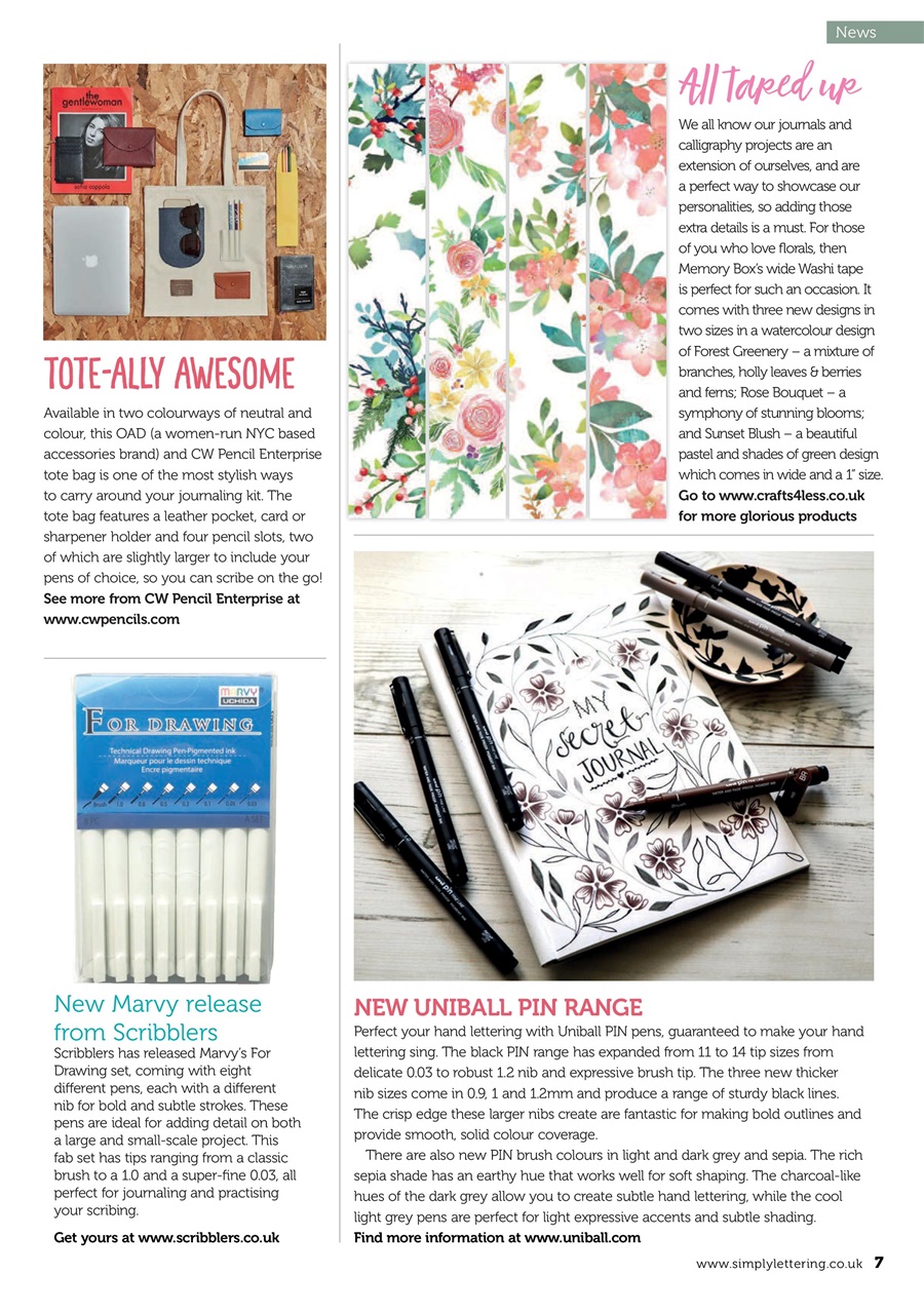 Simply Lettering Magazine - Issue 09 Back Issue