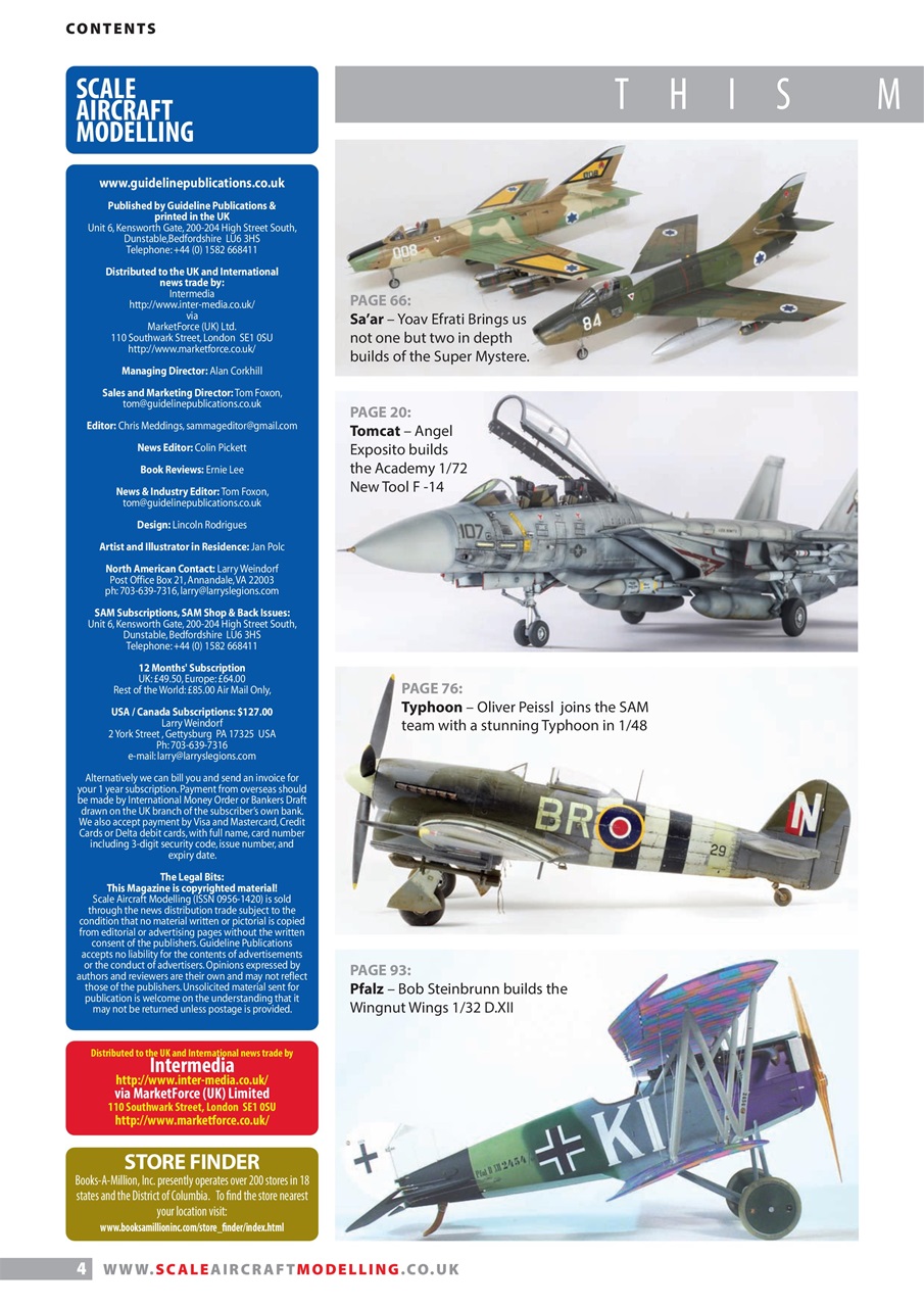 Scale Aircraft Modelling Magazine - April 2020 Back Issue