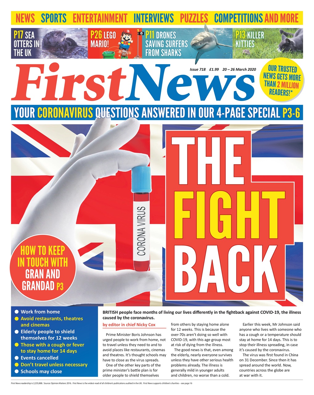 First News Magazine - First News Issue 718 Back Issue