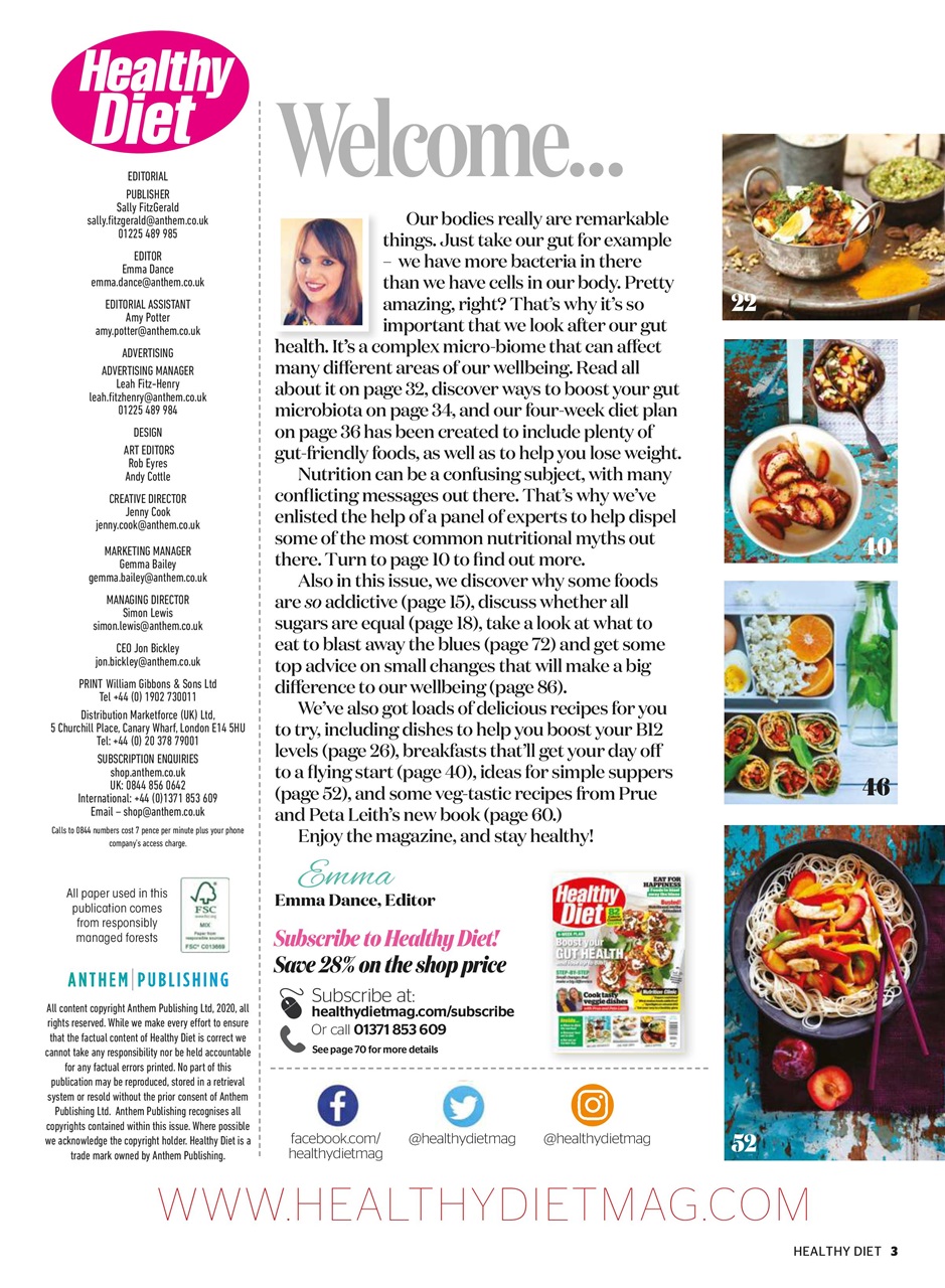 Healthy Diet Magazine Subscriptions and May 2020 – Boost your gut ...