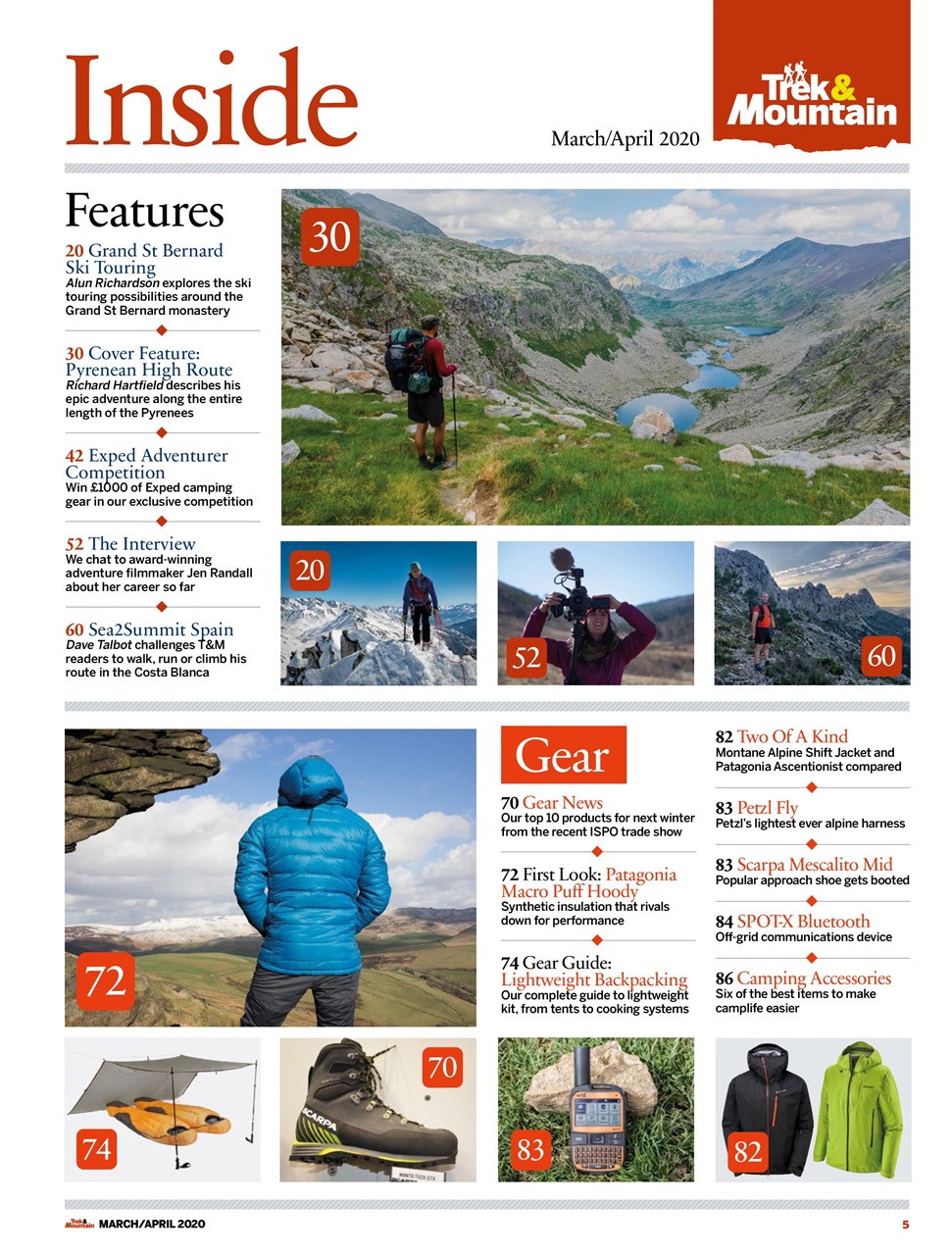 Trek & Mountain Magazine - Mar-Apr 20 Back Issue