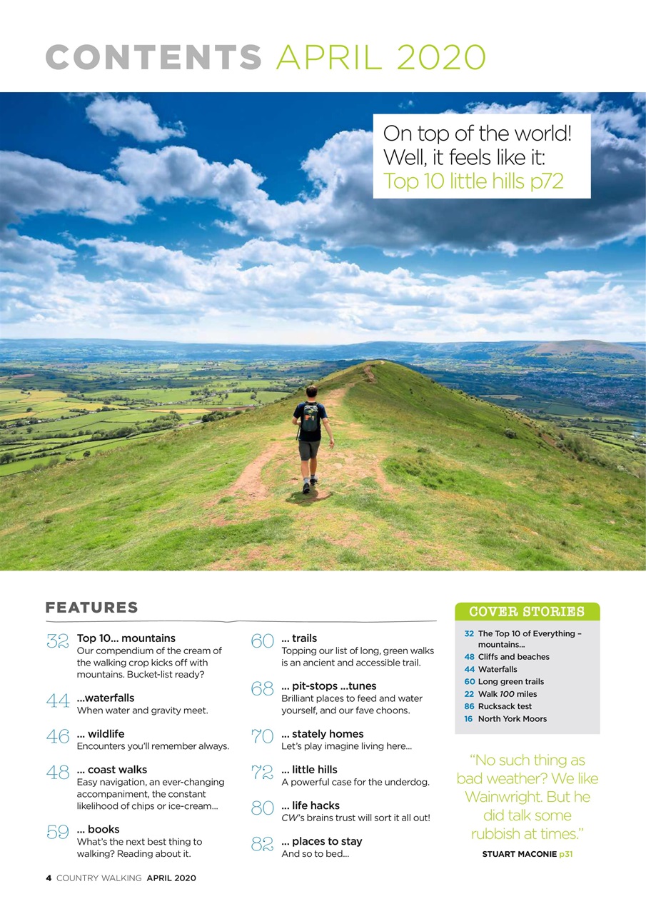 Country Walking Magazine - May 2020 Subscriptions | Pocketmags
