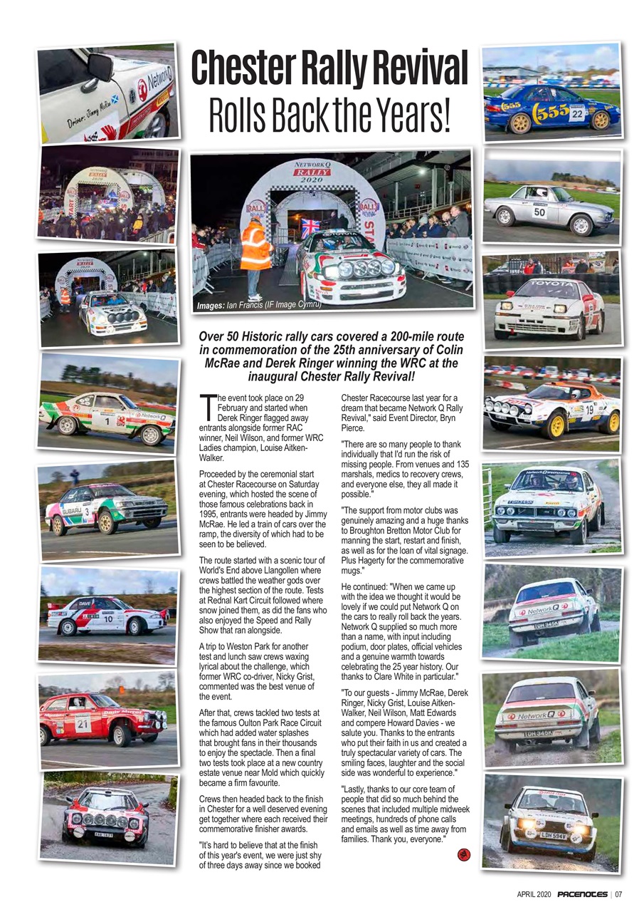 Pacenotes Rally magazine - Issue 187 - Apr 2020 Subscriptions | Pocketmags