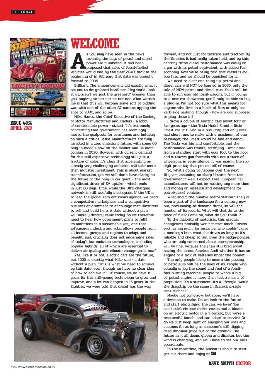 Street Machine Magazine Subscriptions and April 2020 Issue