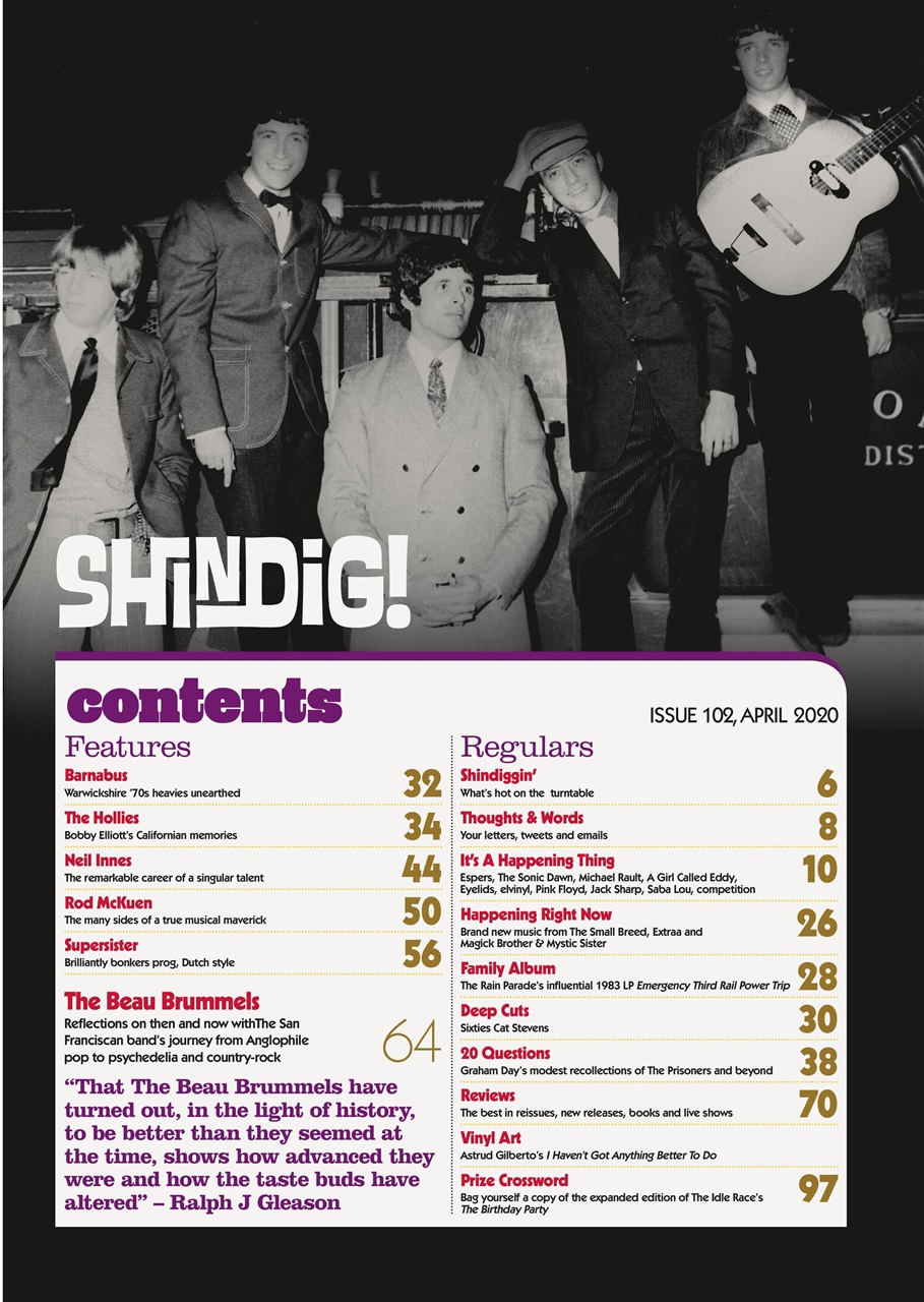 Shindig! Magazine - Issue 102 Back Issue
