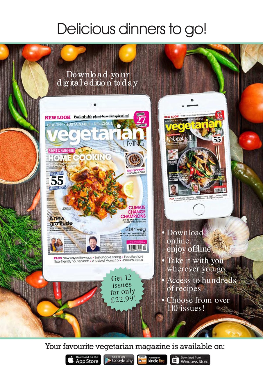 Vegetarian Living Magazine Subscriptions and May-20 Issue