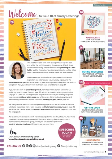 Simply Lettering Magazine - Issue 10 Back Issue