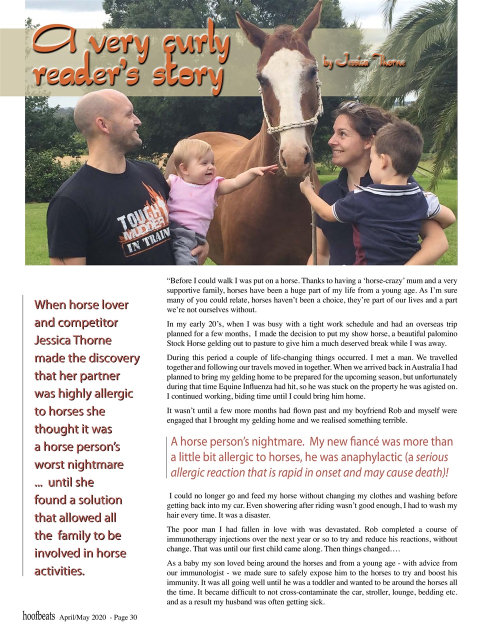 Hoofbeats Magazine - Apr/May 20 Back Issue