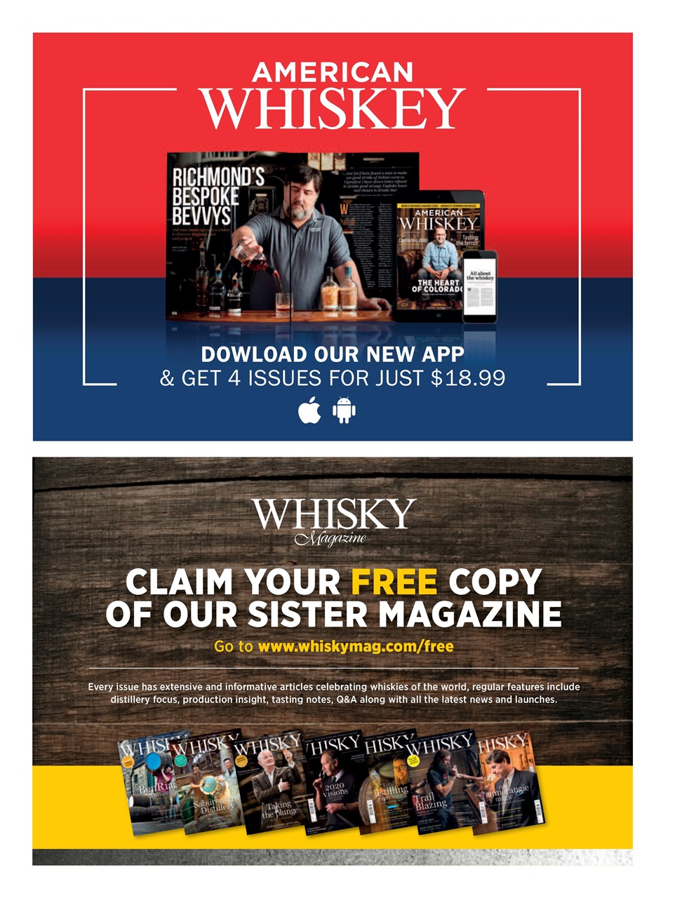 American Whiskey Magazine - AWM8 Subscriptions | Pocketmags
