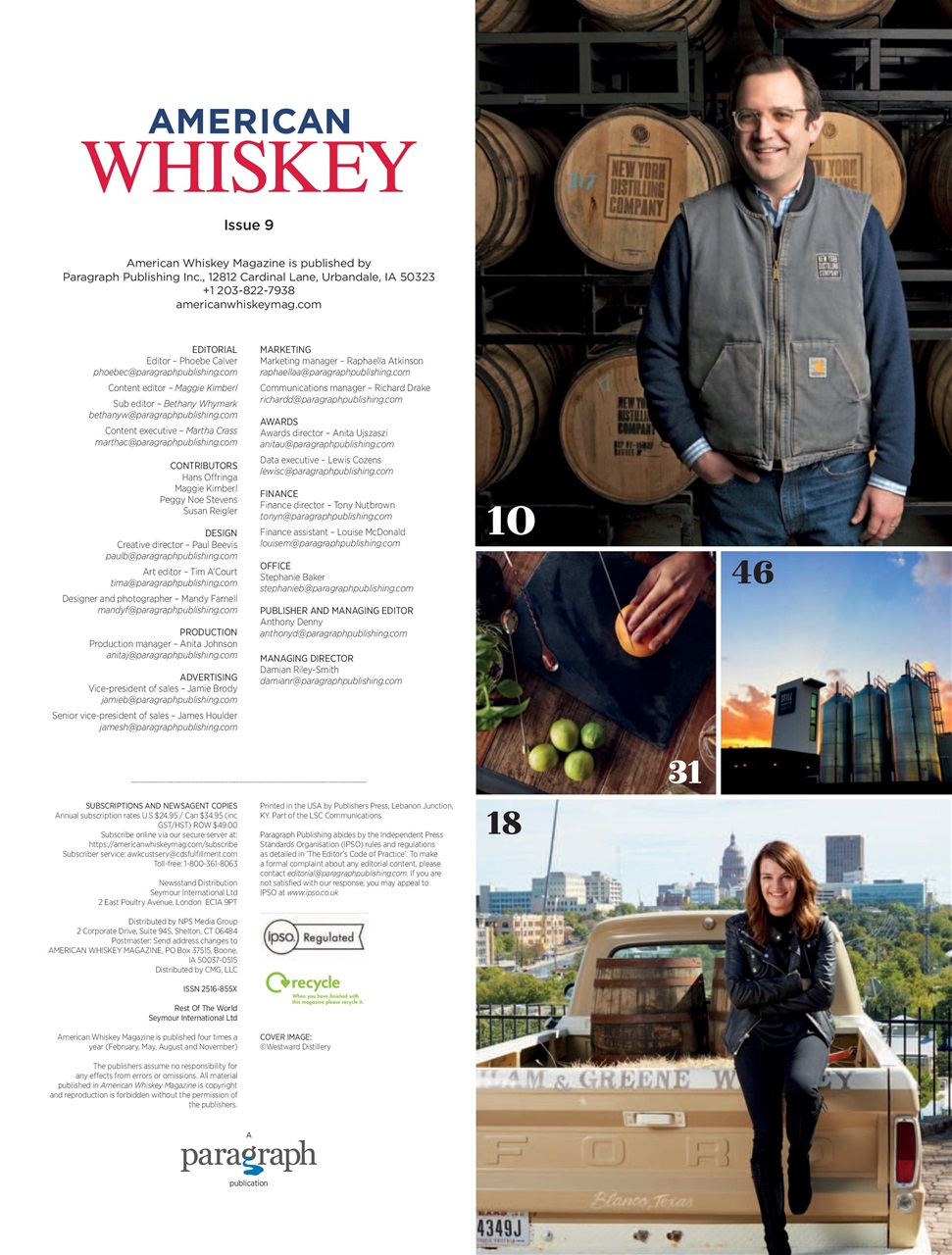 American Whiskey Magazine - AWM9 Back Issue