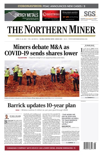 The Northern Miner Magazine - Vol. 106 No.8 Back Issue