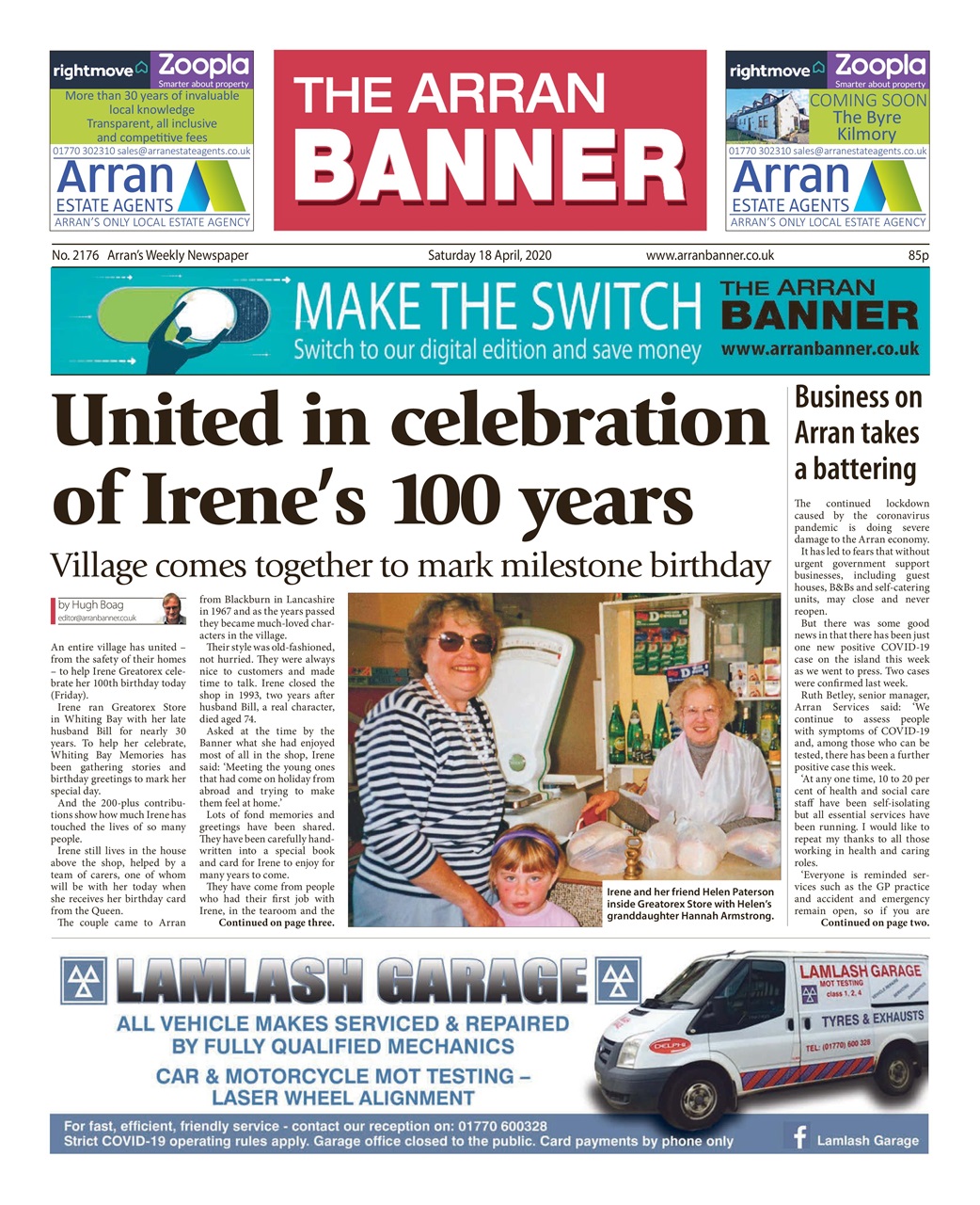 Arran Banner Magazine - FREE Sample Issue Special Issue