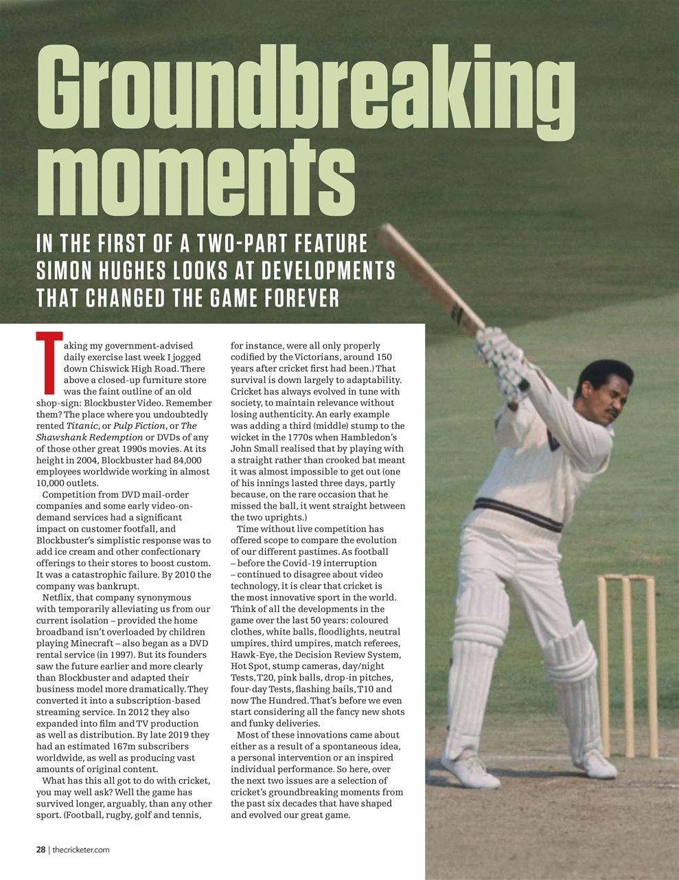 The Cricketer Magazine - May 2020 Back Issue