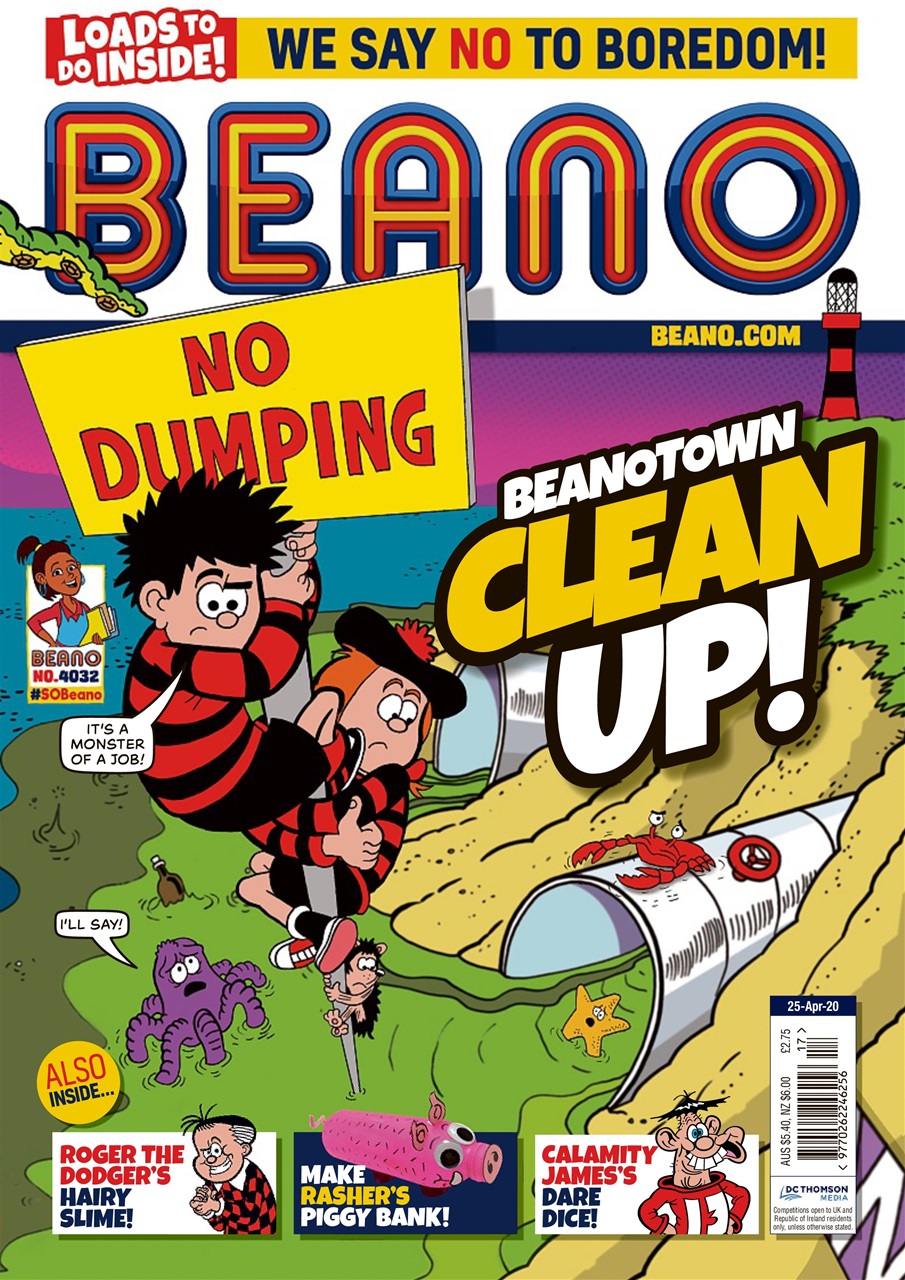 Beano Magazine - 25/04/2020 Back Issue