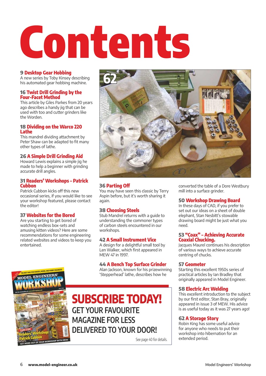 Model Engineers' Workshop Magazine - May-20 Back Issue