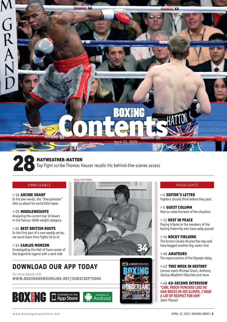Boxing News Magazine - 23-Apr 2020 Back Issue