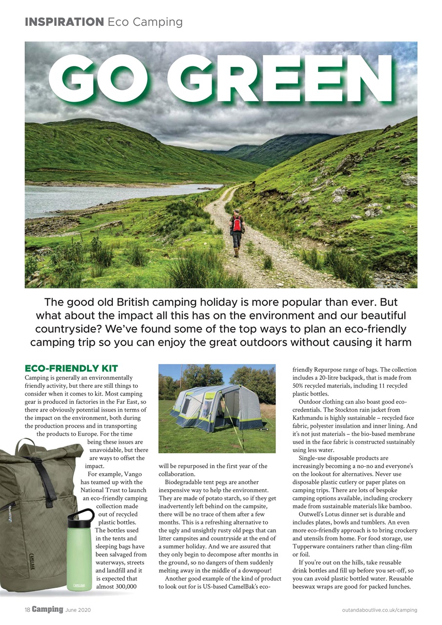Camping Magazine - Dream Getaways - June 2020 Subscriptions | Pocketmags