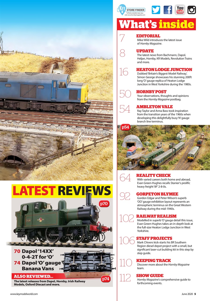 Hornby Magazine - June 2020 Subscriptions | Pocketmags Hornby Magazine - June 2020 Subscriptions | Pocketmags