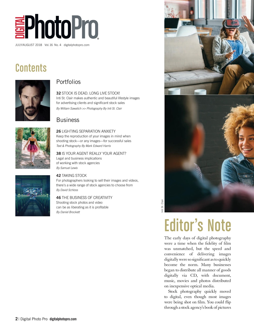 Digital Photo Pro Magazine - July/Aug 2018 Back Issue