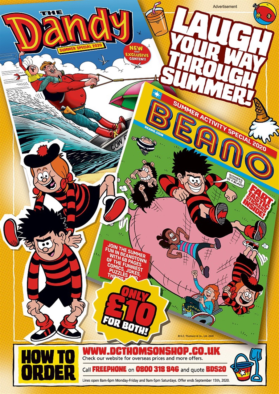 Beano Magazine - 16/05/2020 Back Issue