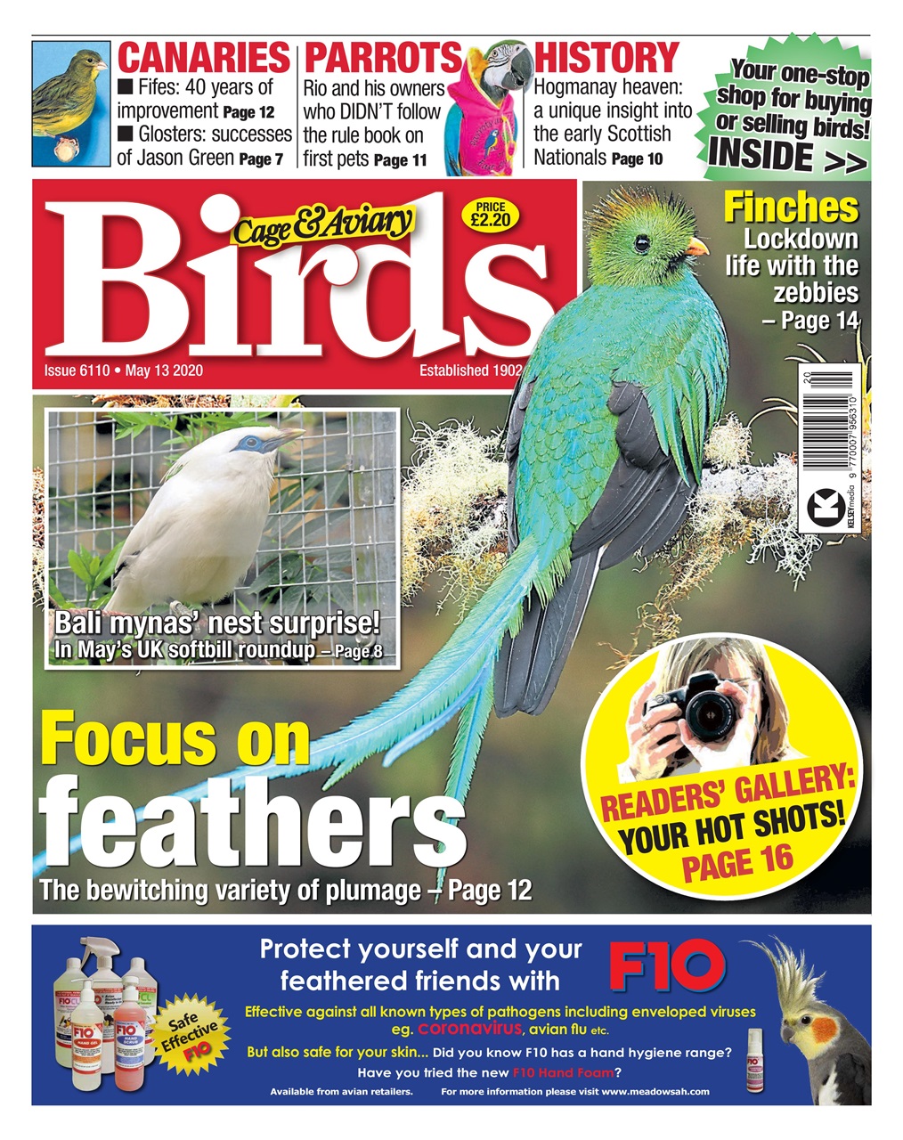 Cage & Aviary Birds Magazine - 13/05/2020 Back Issue