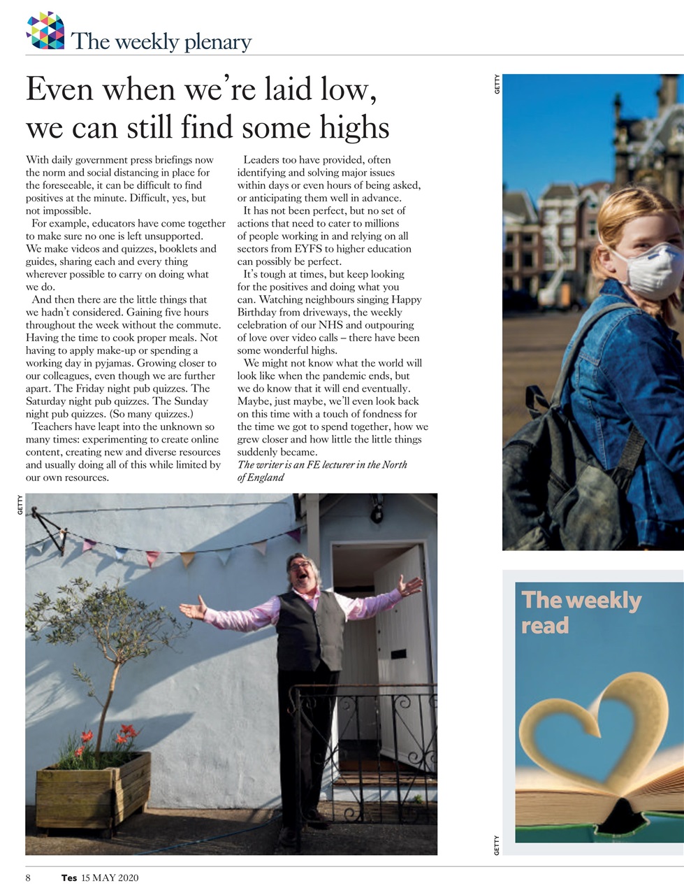 TES Magazine - 15-May-20 Back Issue