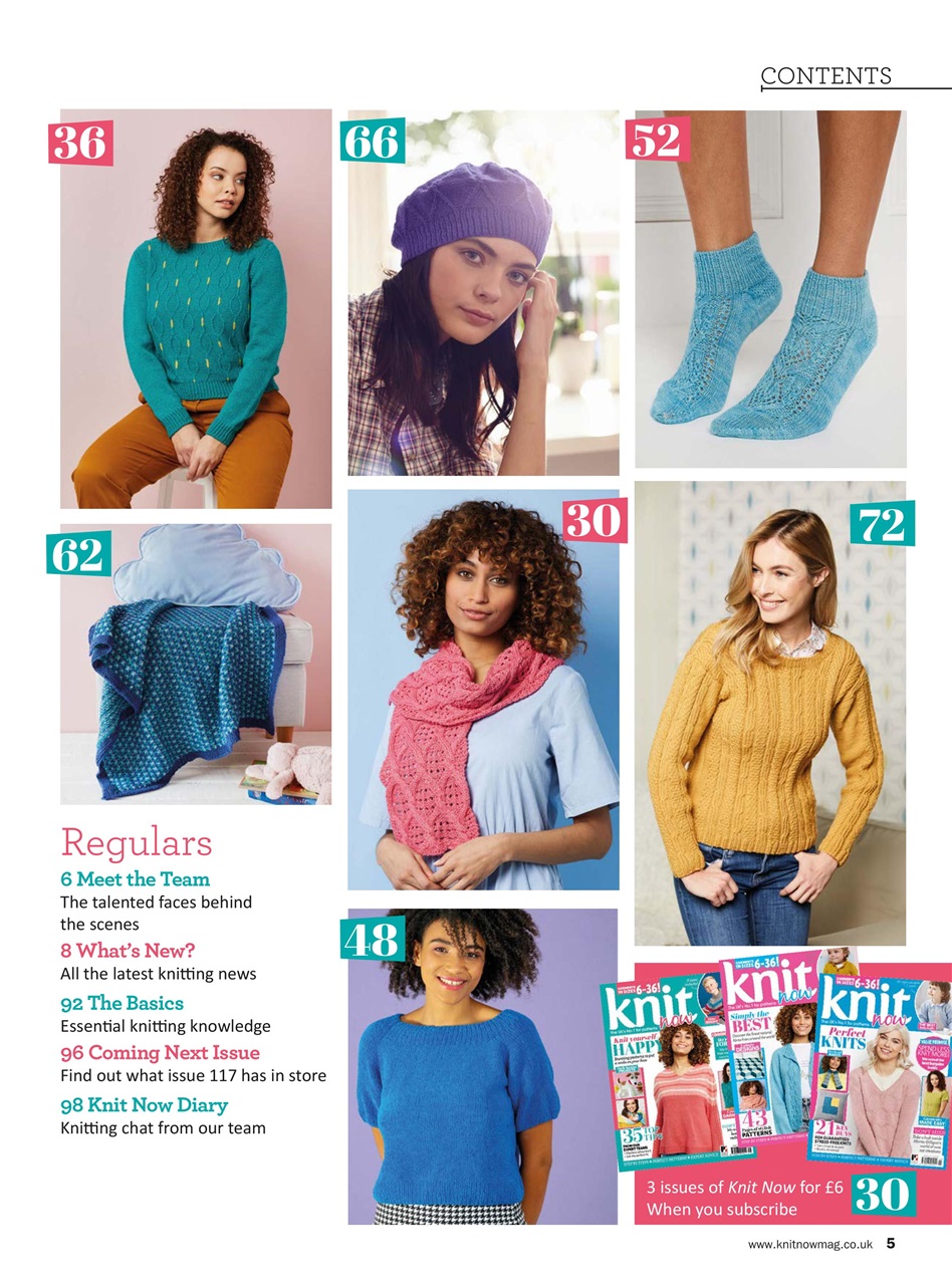 Knit Now Magazine - Knit Now 116 Back Issue