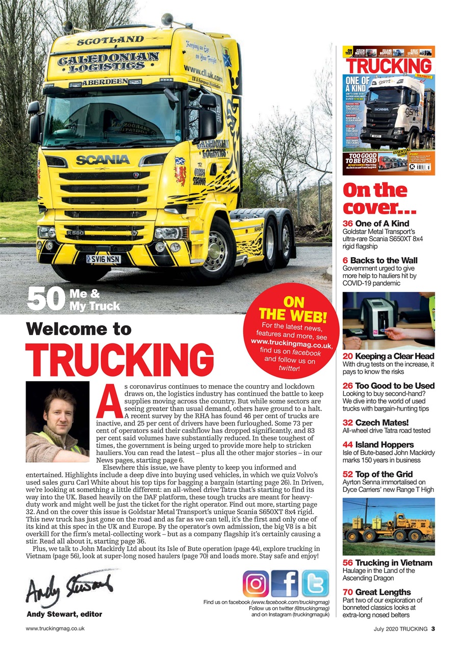 Trucking Magazine - July 2020 Back Issue