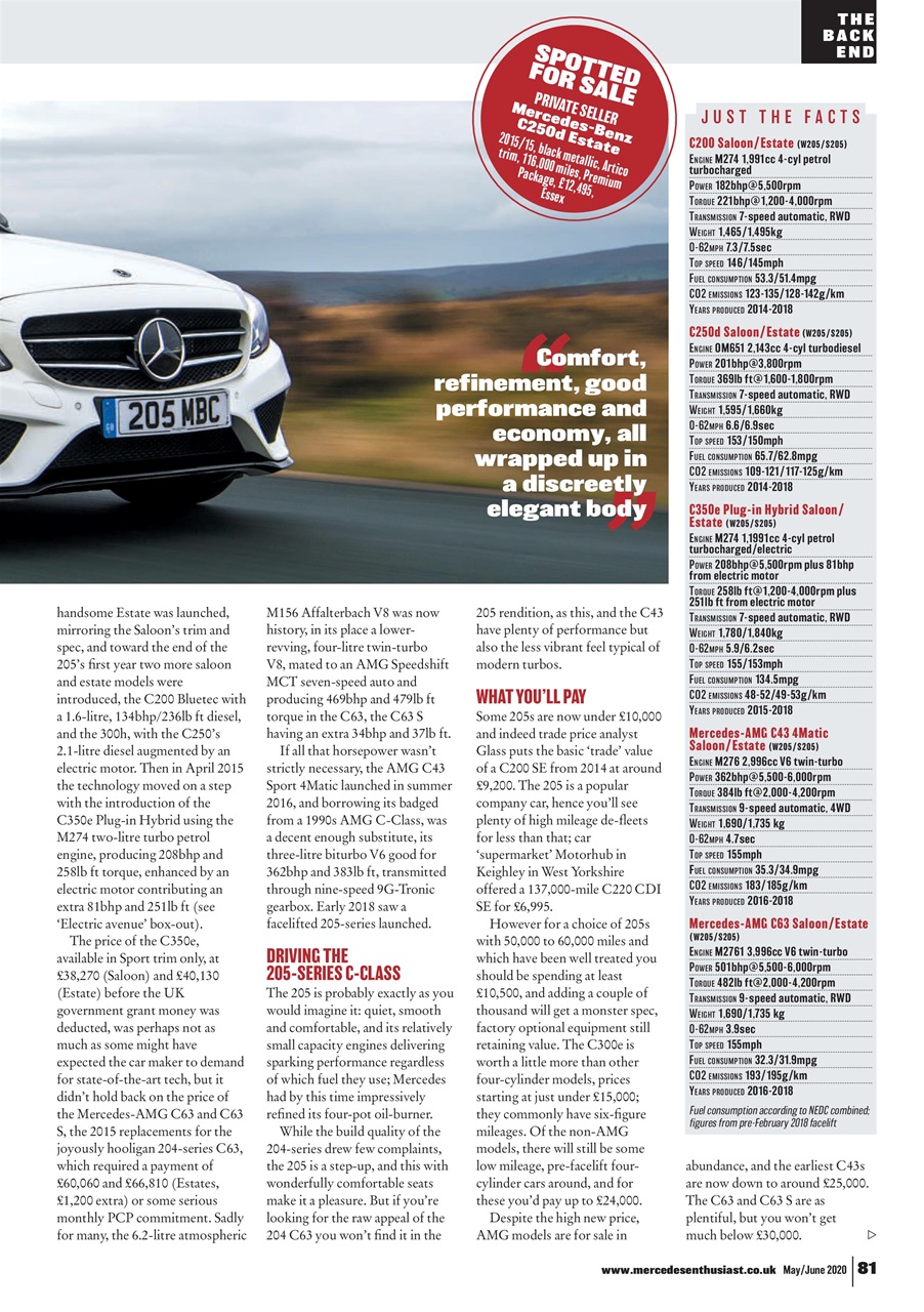 Mercedes Enthusiast Magazine - May/ June 2020 Back Issue
