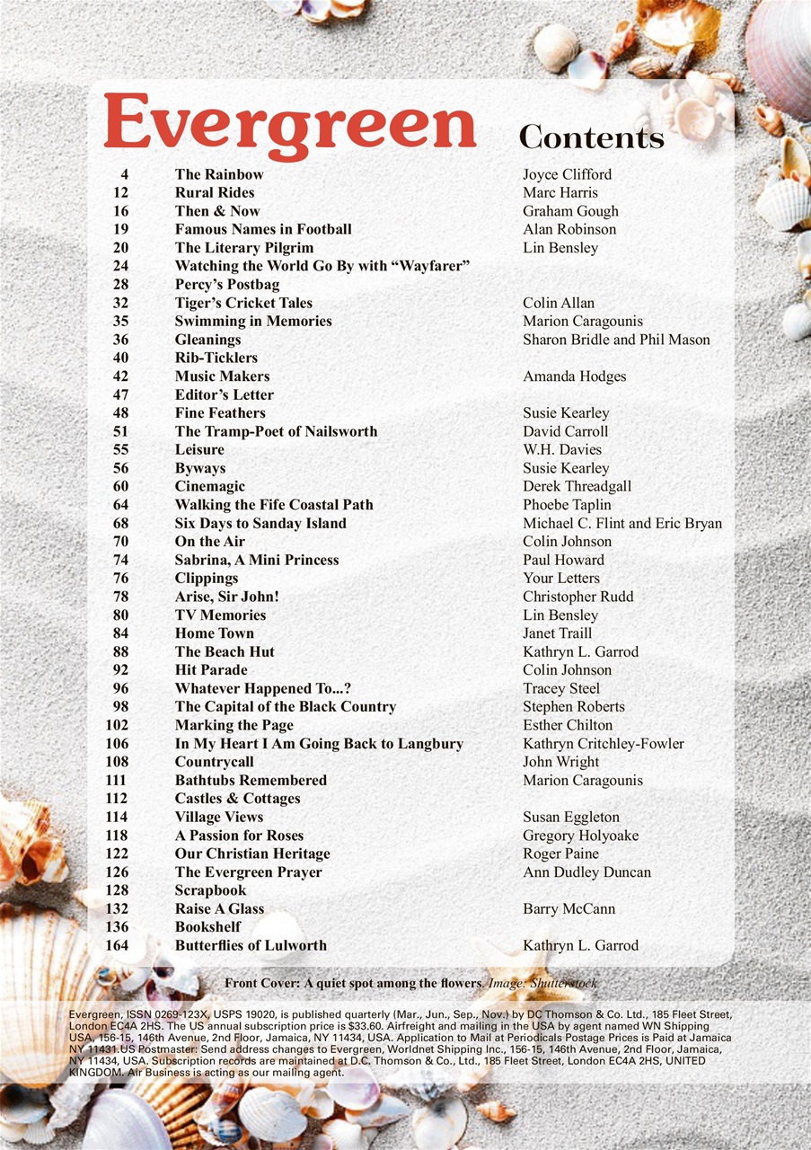 Evergreen Magazine - Summer 2020 Back Issue