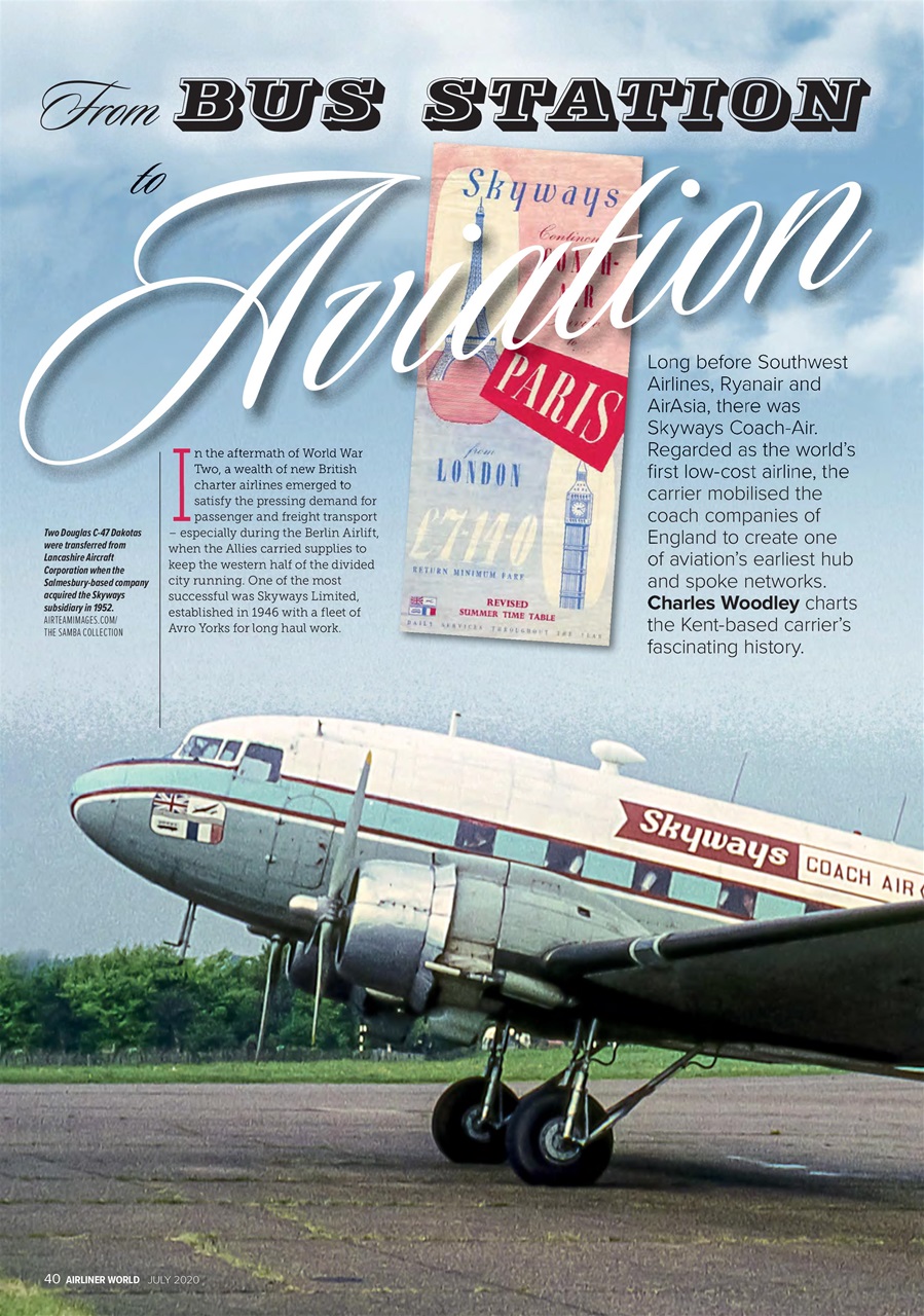 Airliner World Magazine - July 2020 Subscriptions | Pocketmags