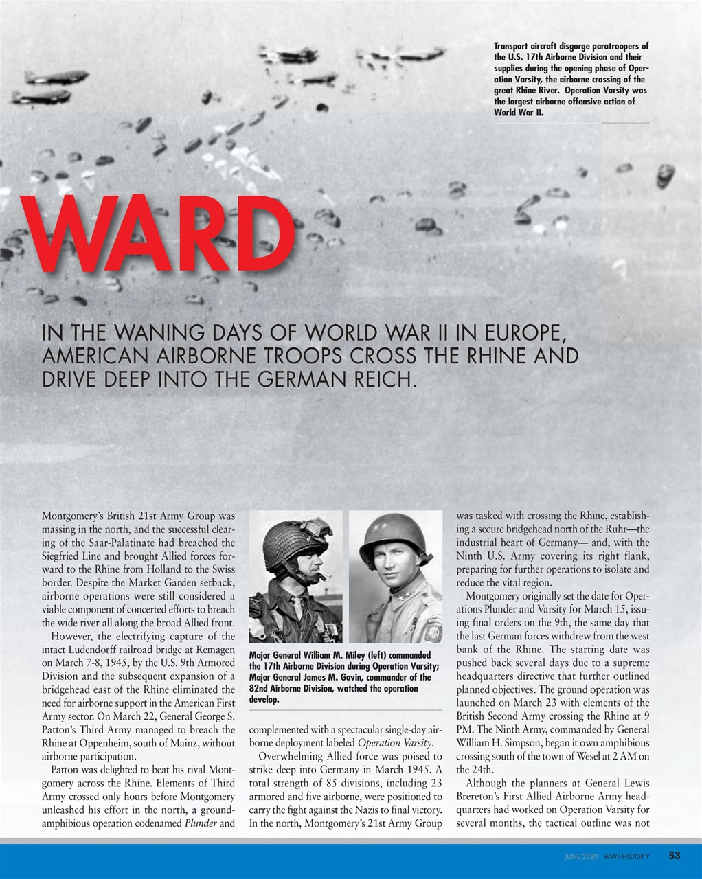 WW2 History Magazine - June 2020 Subscriptions | Pocketmags