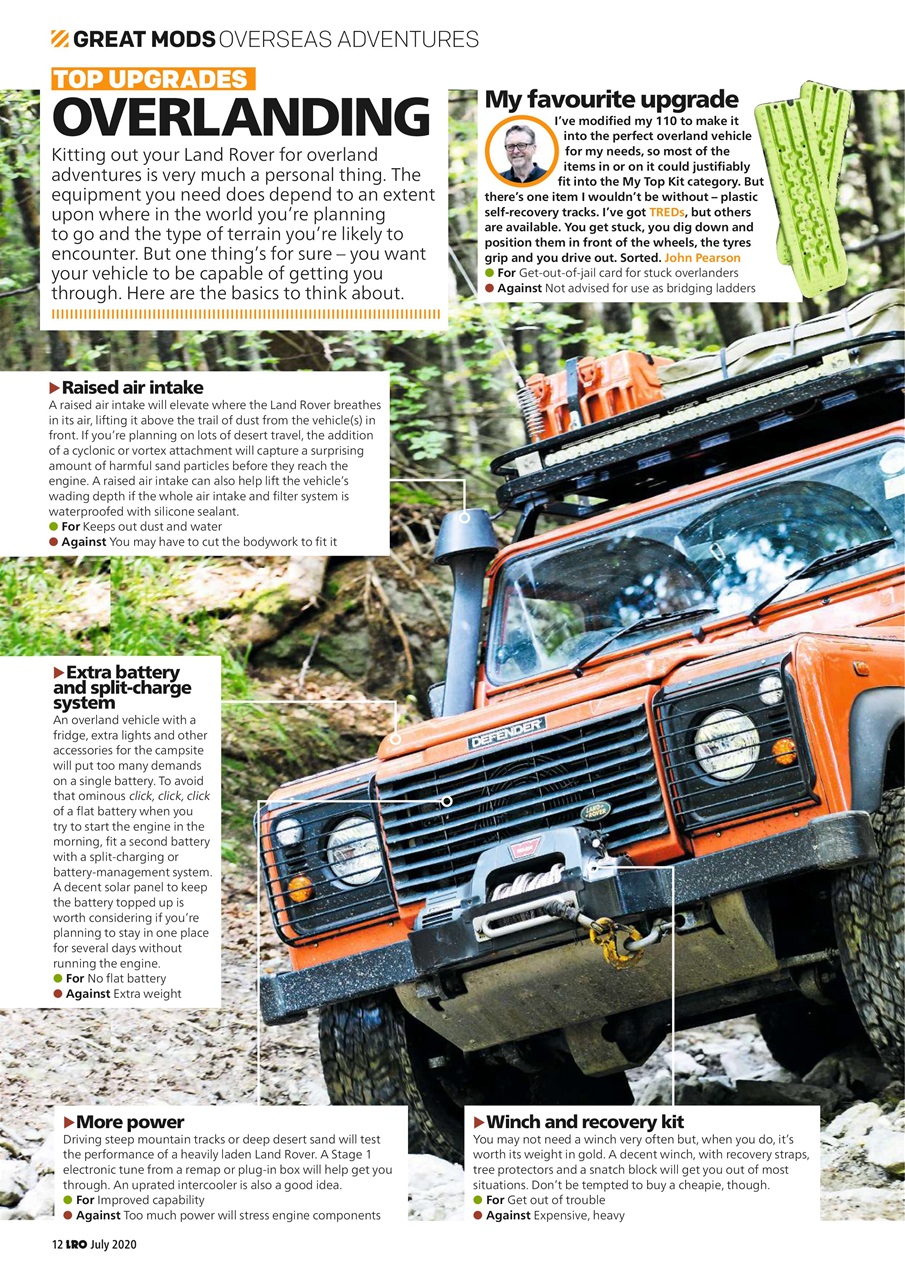 Land Rover Owner Magazine - July 2020 Back Issue