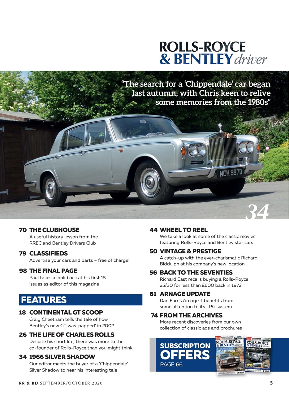 Rolls-Royce & Bentley Driver Magazine - Issue 19 Back Issue