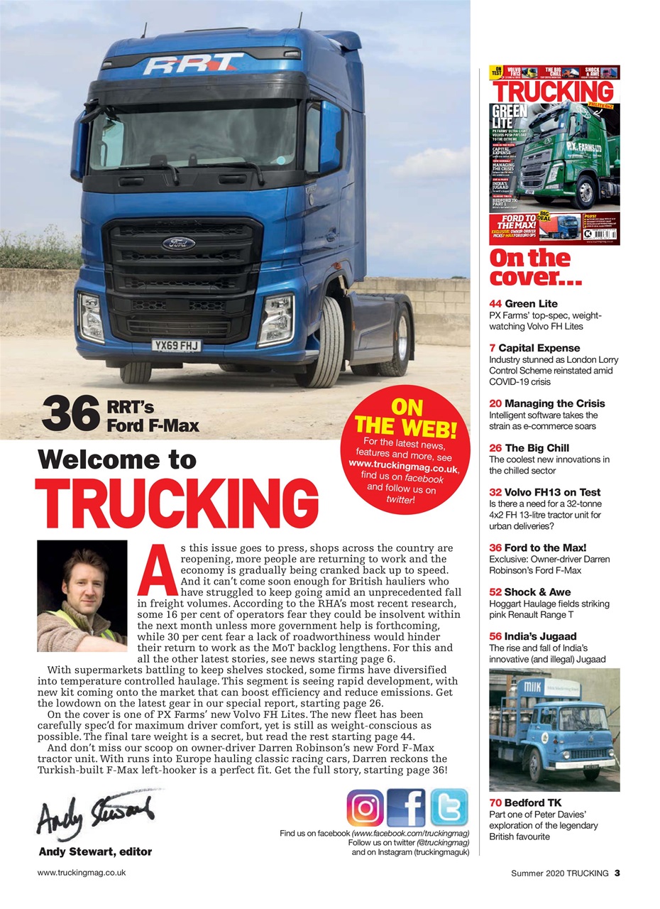 Trucking Magazine - Summer 2020 Back Issue