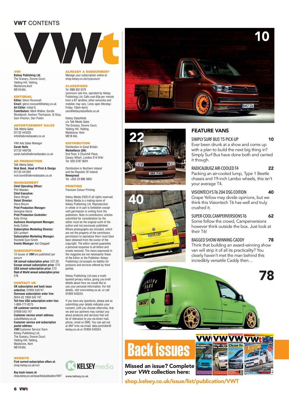 VWt Magazine - Issue 95 Back Issue