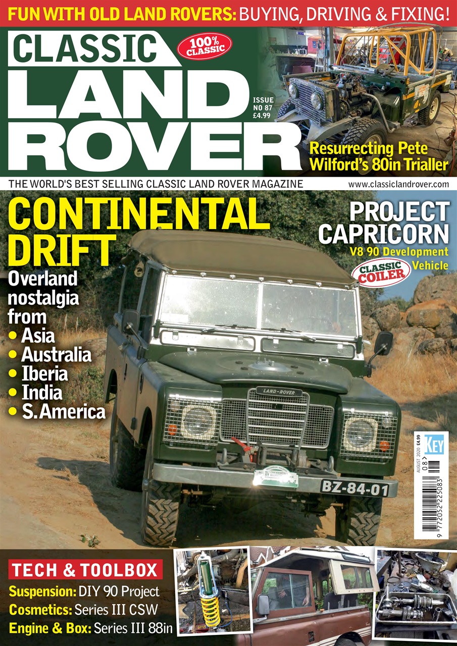 Classic Land Rover Magazine - August 2020 Back Issue