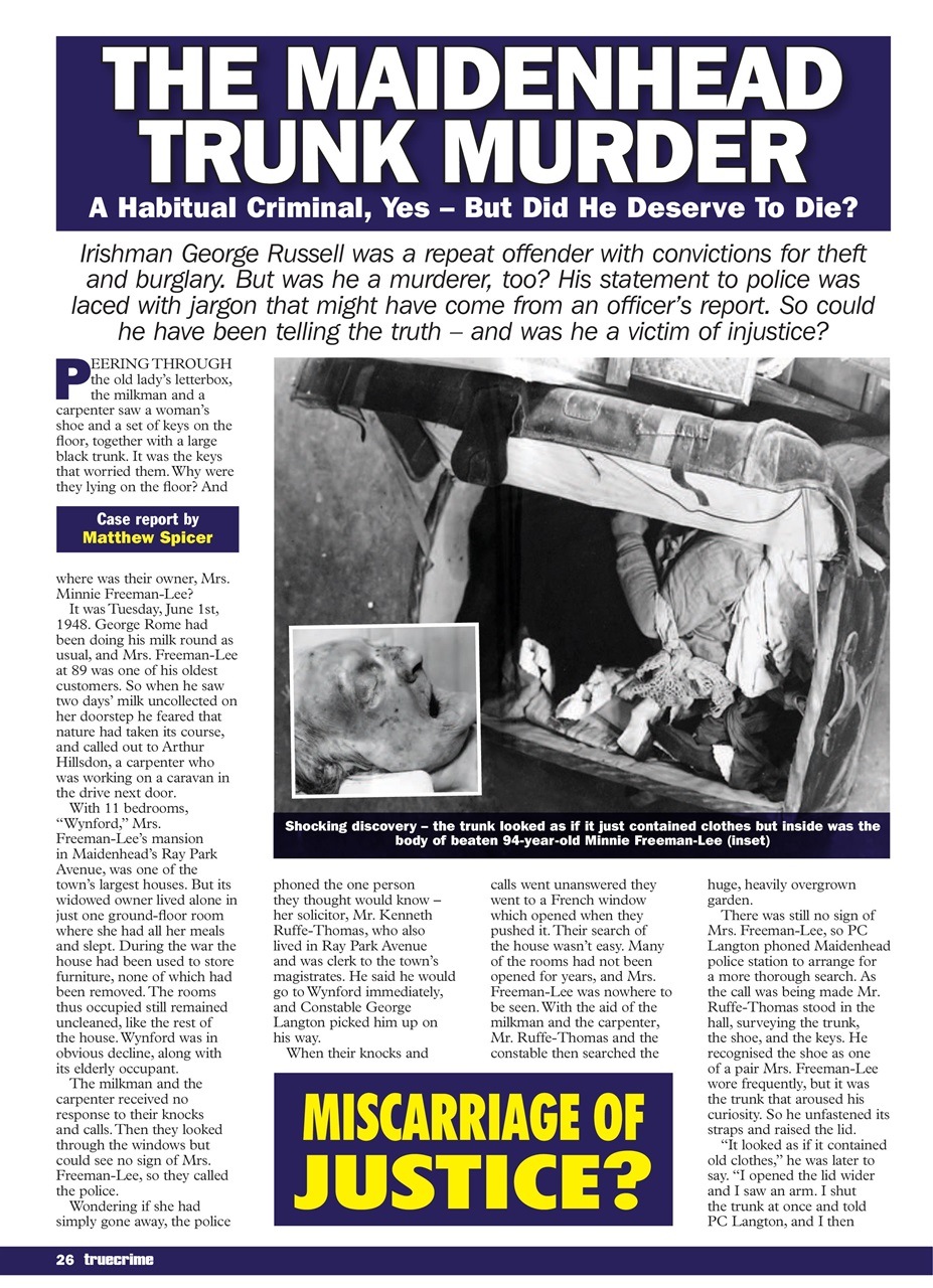 True Crime Magazine - True Crime July 2020 Subscriptions | Pocketmags