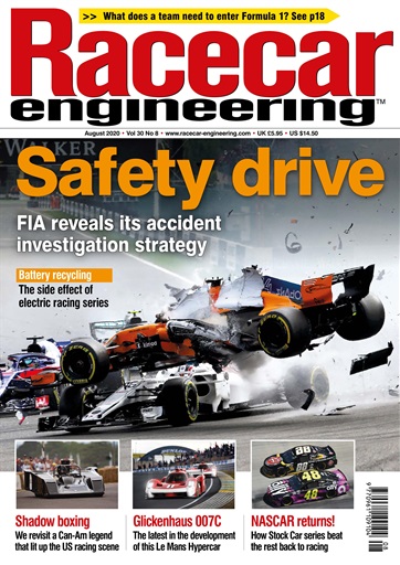 Racecar Engineering Magazine - August 2020 Back Issue