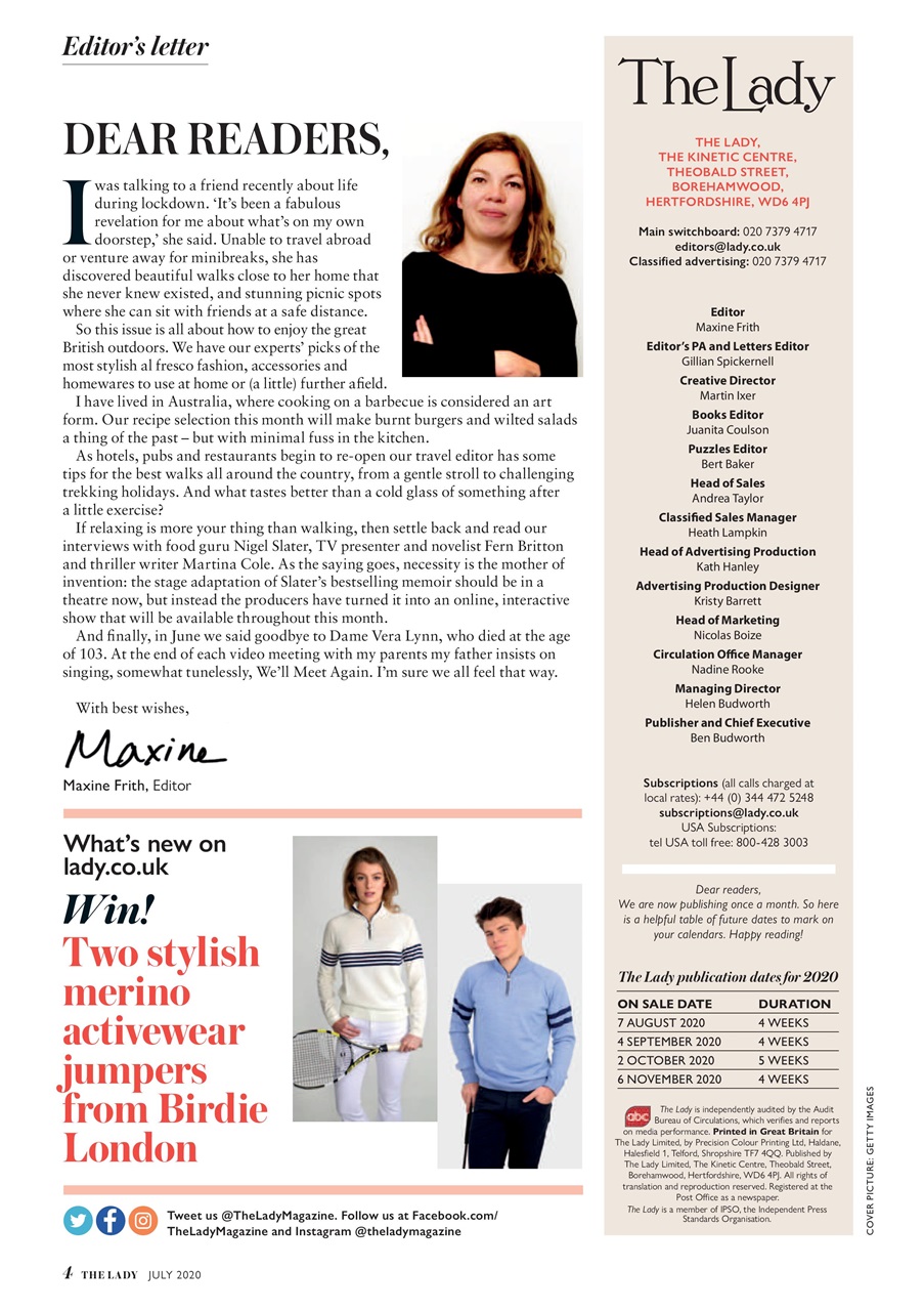 The Lady Magazine - 03-Jul Back Issue