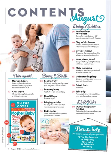 Mother & Baby Magazine - August 2020 Subscriptions | Pocketmags