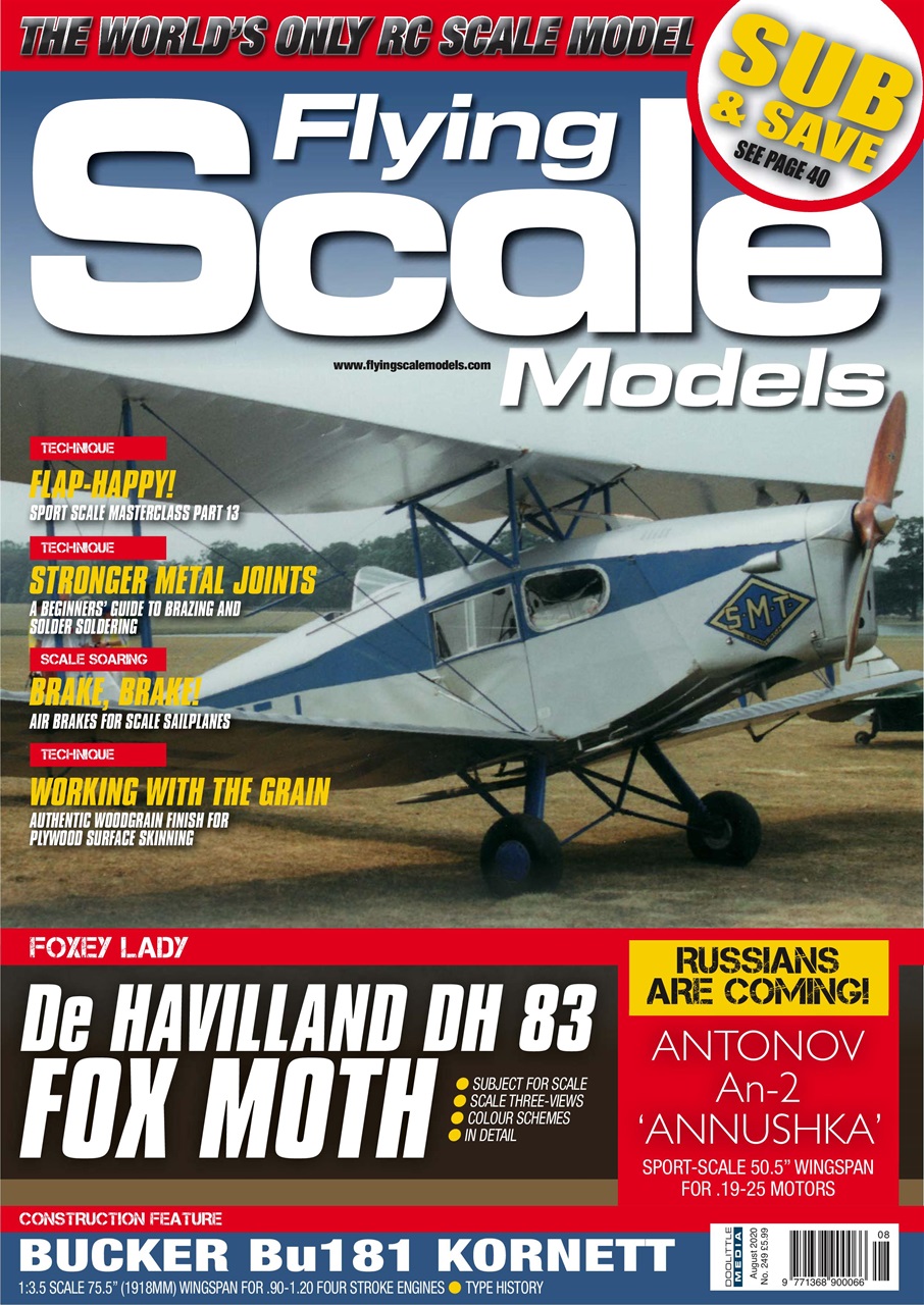 Radio Control Model Flyer Magazine - Aug 2020 Subscriptions | Pocketmags