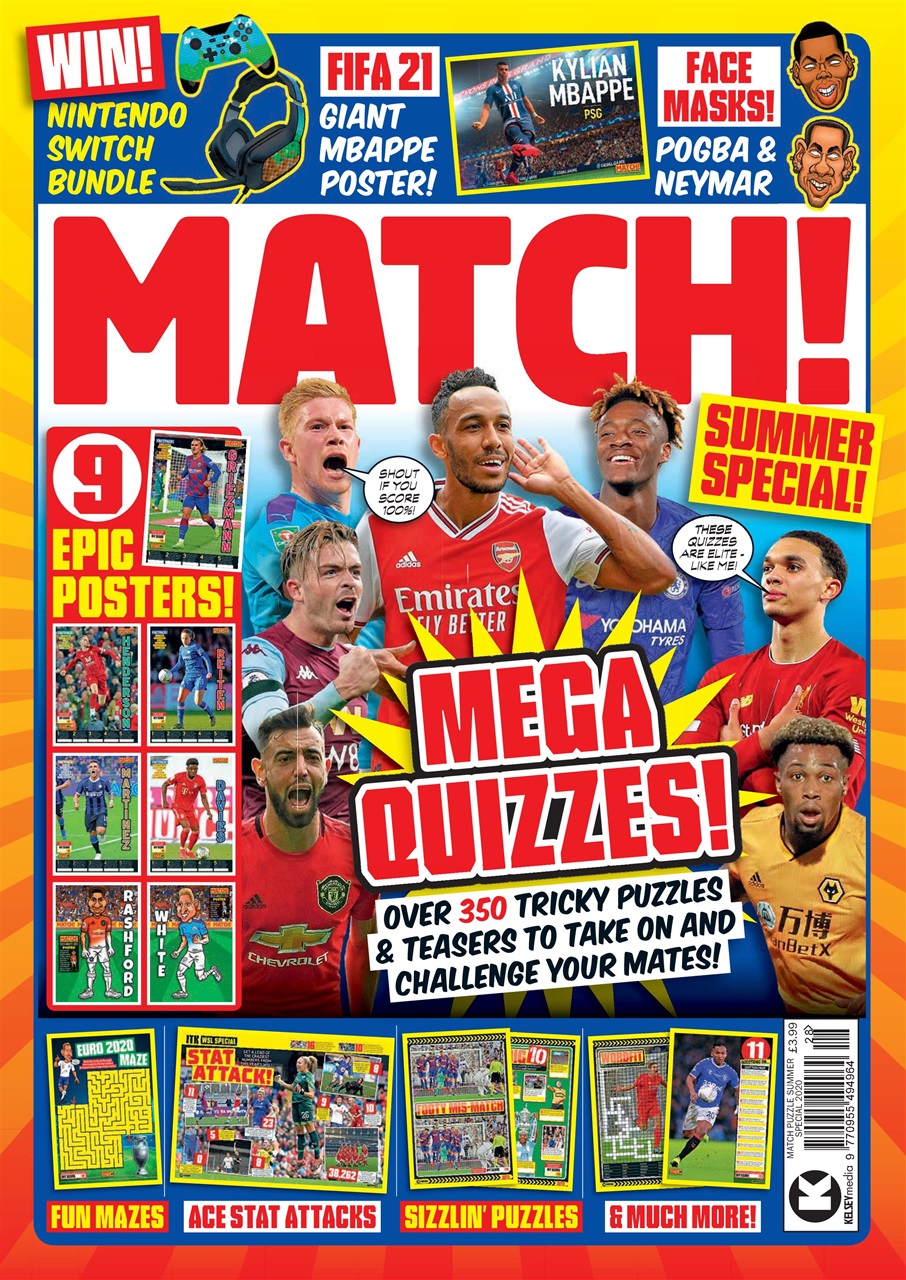 Match Magazine - Summer Special 2020 Back Issue