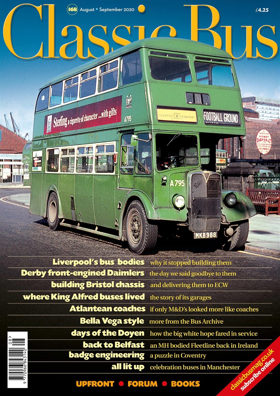 Classic Bus Magazine - Aug/Sep 2020 (168) Back Issue