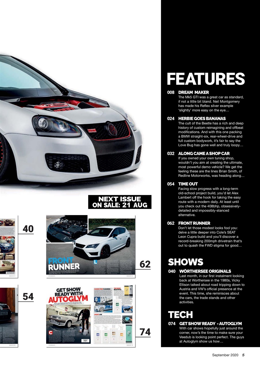 Performance VW Magazine - September 2020 Subscriptions | Pocketmags