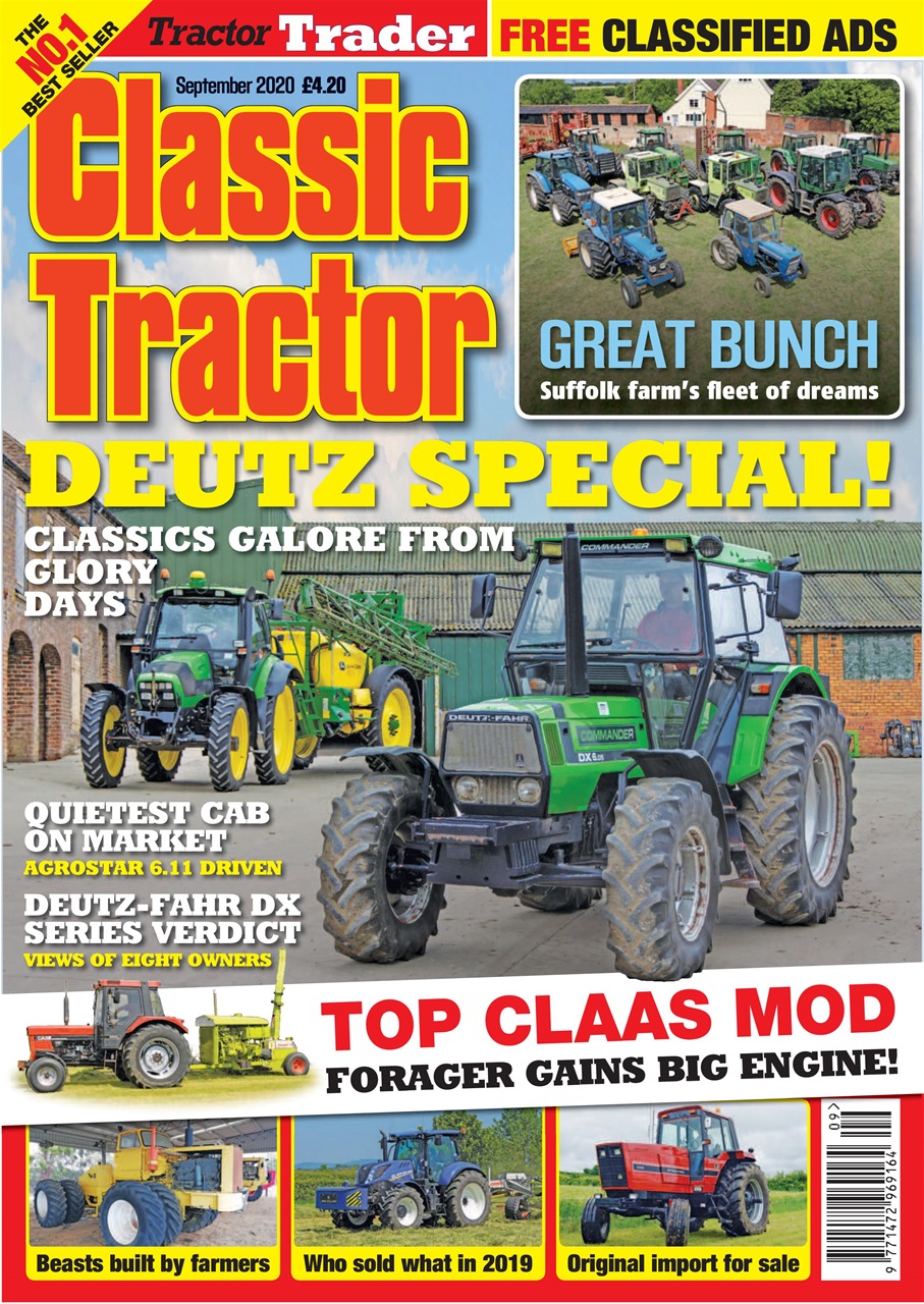 Classic Tractor Magazine - September 2020 Subscriptions | Pocketmags